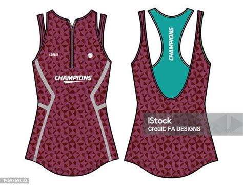 여성 민소매 탱크 탑 스포츠 티셔츠 지퍼 디자인 플랫 스케치 패션 소녀와 여성에 적합한 일러스트 배구 저지 넷볼 배드민턴 테니스 0명에 대한 스톡 벡터 아트 및 기타 이미지