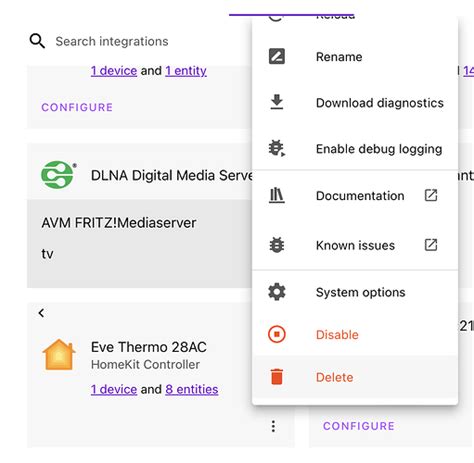 Homekit Controller How To Delete Devices Third Party Integrations Home Assistant Community