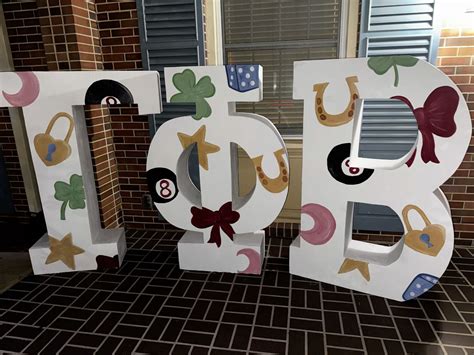 Gphi Letters Lucky Charms In 2025 Bid Day Themes Bid Day Gphi