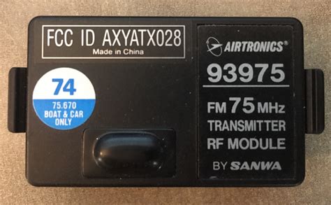 GoRC Canada Airtronics FM MHz Transmitter RF Module For M Or M Radio