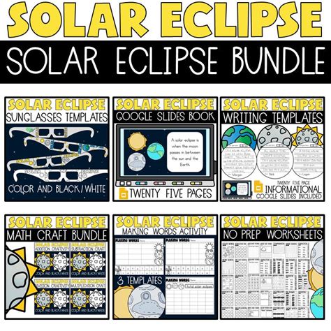 Solar Eclipse Activities The Beach Classroom