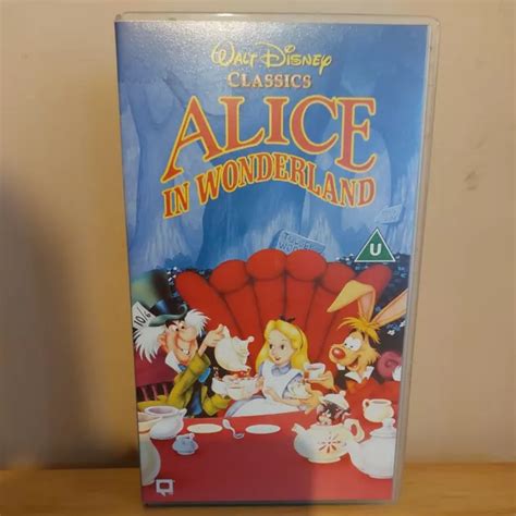 Walt Disney Classics Vhs Alice In Wonderland £499 Picclick Uk
