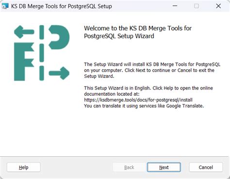 Ks Db Merge Tools For Postgresql Docs Installation