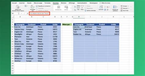 Comment Filtrer Sur Excel Bonnes Pratiques Formules Et Exemples