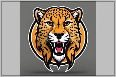 Leopard Mascot Logo Graphic By Forhadx5 · Creative Fabrica