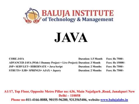 Java Ppt Free Download