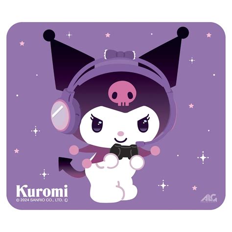 Allone Gaming Glass Mouse Pad Kuromi Purple 30x30cm Smooth E Sports Pa