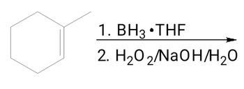 Answered: 1. BH3 THF 2. H₂O2/NaOH/H₂O | bartleby