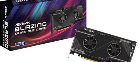 Asrock Launches Blazing Quad Pcie Storage Expansion Card Kitguru