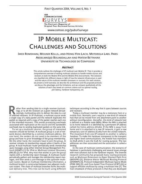 pdf ip mobile multicast challenges and solutions