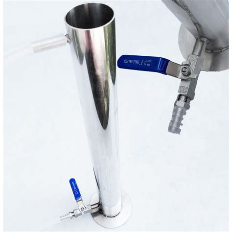 Carbon Filtration Column With Valve Stainless Carbon Filteractive Carbon Distillator For 1 L