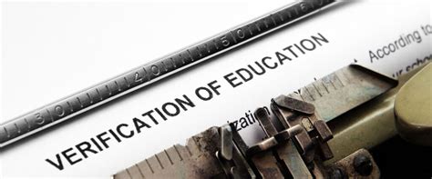 Qualification Verification