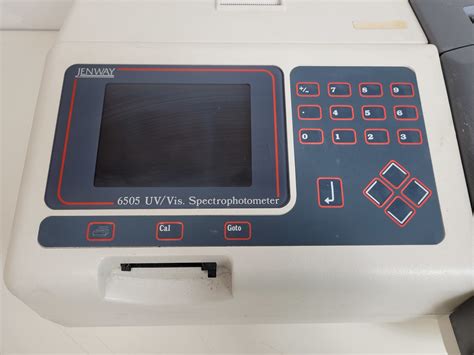 Jenway 6505 Uvvis Spectrophotometer Lab