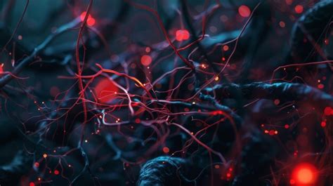 An Abstract Closeup Of Illuminated Neural Networks Symbolizing The Complexity And Energy Of The