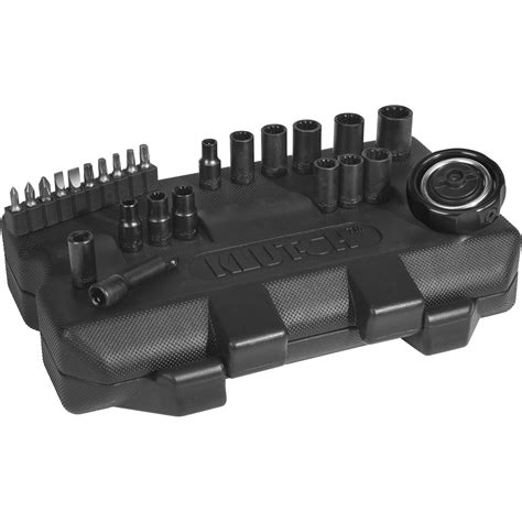 Klutch 1 2in Drive Sae Socket Set — 18 Pc Northern Tool
