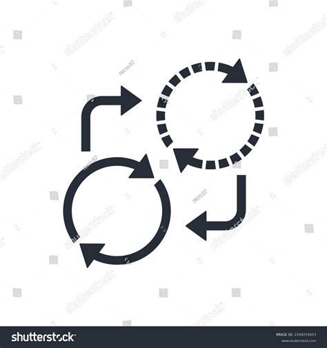 Change Move Upgrade Vector Linear Icon Stock Vector Royalty Free 2194255653 Shutterstock