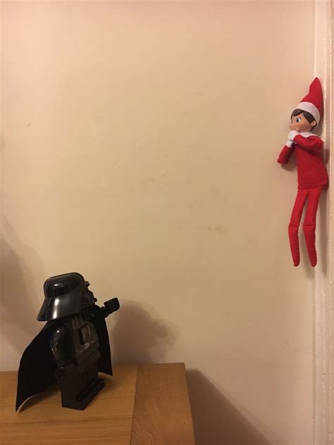 Force Choked By Darth Vader Elf Fun The Elf Elf