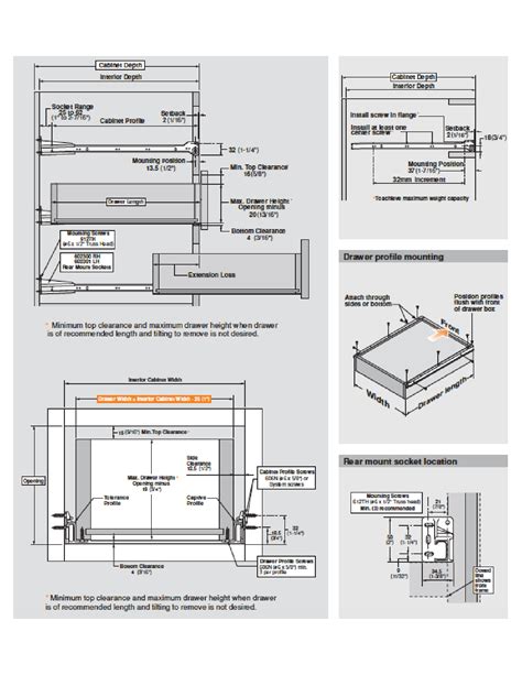 Blum Drawer Slides Instructions Warehouse Of Ideas