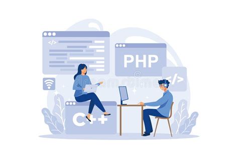 Back End Development Concept Software Development Process Website