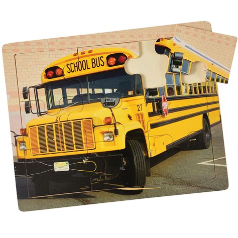 Transportation Puzzle School Bus Cre8tive Minds