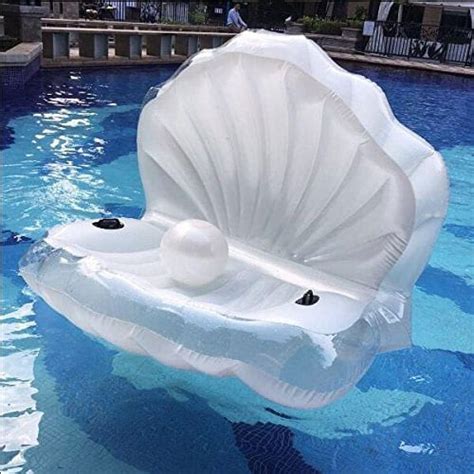Inflatable Pool Float Mermaid Clam Float
