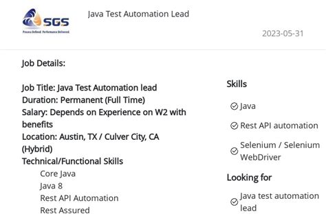 Hemant Dadoriya On Linkedin Java Test Automation Lead