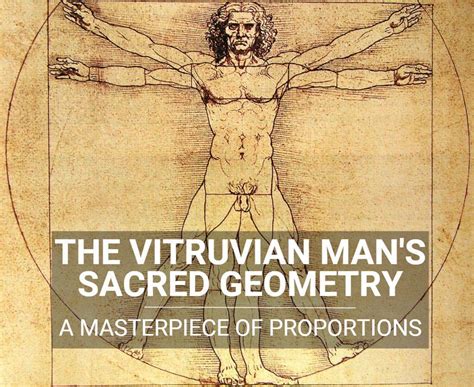 The Vitruvian Man S Sacred Geometry A Masterpiece Of Proportions