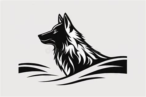 Minimalist Wolf Logo For Branding And Marketing Stock Illustration Illustration Of Vector