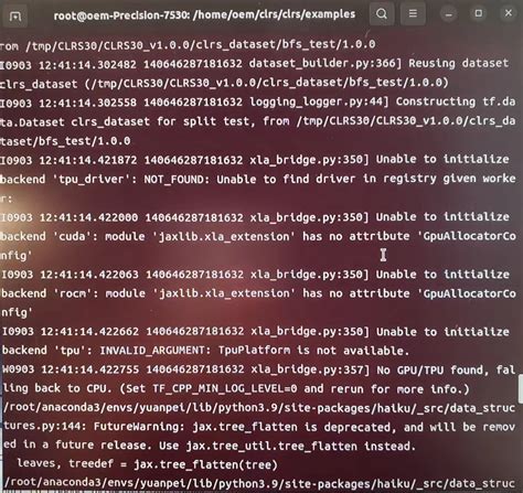 Problems With Jax Issue Google Deepmind Clrs GitHub
