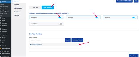 Mapping Portal Users To Zoho Vault