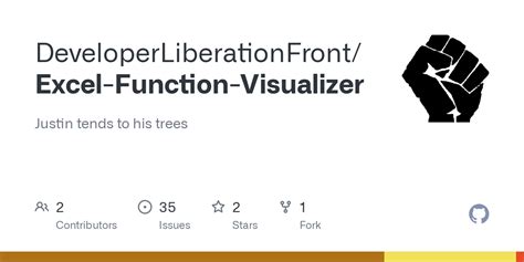 Github Developerliberationfront Excel Function Visualizer Justin Tends To His Trees