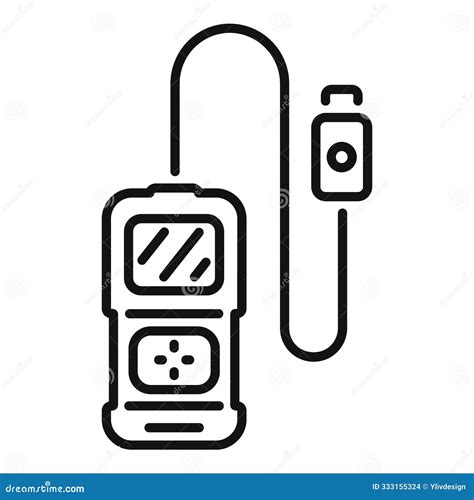Portable Gas Detector Measuring Instrument Showing Methane Level Stock Illustration