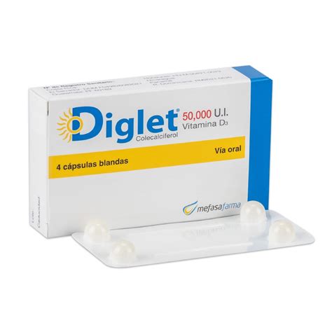 Diglet 50000 Ui X 4 Capsulas Siman El Salvador