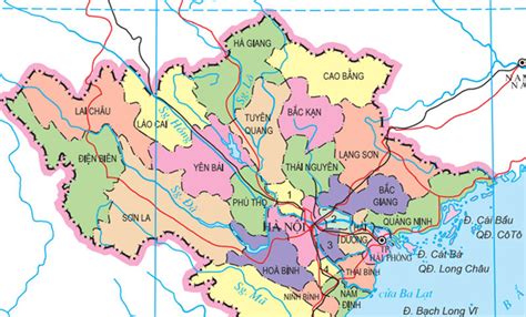 List Of Northern Provinces Vietnam And Detailed Map