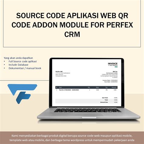 Jual Source Code Aplikasi Web Qr Code Addon Module For Perfex Crm