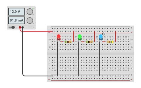 Circuit Design Exercício 01 Tinkercad