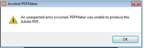 Error Missing PDFMaker Files When Trying To Cre Adobe Community