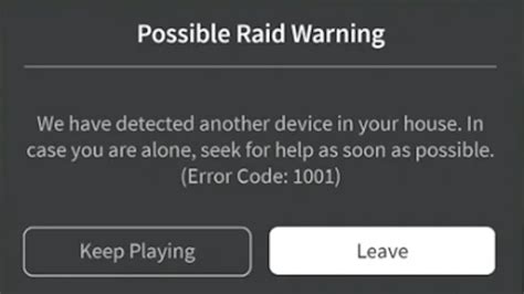 What Is Roblox Error Code 1001 and Is It Real? | Beebom
