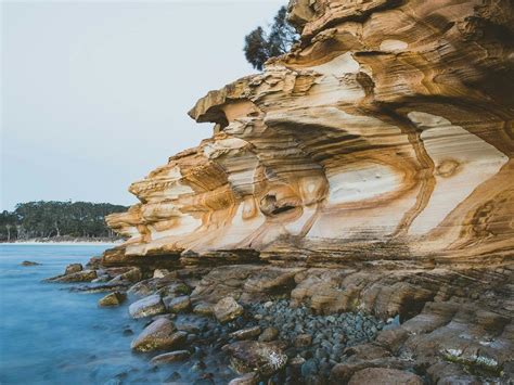 Painted Cliffs Maria Island Great Short Walk East Coast Tasmania