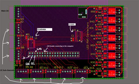 Arduino TCA9548A I2C PCB Design Issue Electrical Engineering Stack Exchange