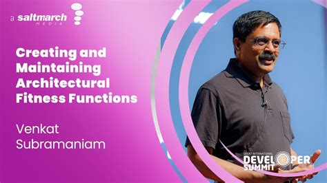 creating and maintaining architectural fitness functions venkat subramaniam youtube