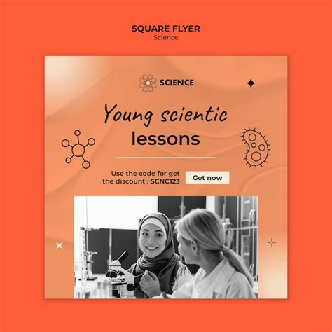 Premium Psd Science Template Design Premium Psd Science Template Design