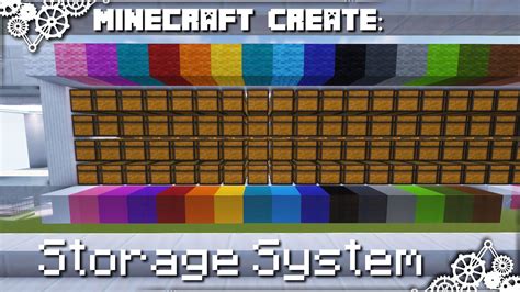 CreateMod Auto Sorting Storage System Expandable Customizable