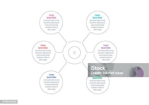 기하학적 정보 템플릿 잡지 비즈니스 웹 인터넷 연례 보고서 인포 그래픽 템플릿 Six Options 인포그래픽 템플릿 개념에 대한 스톡 벡터 아트 및 기타 이미지 Istock