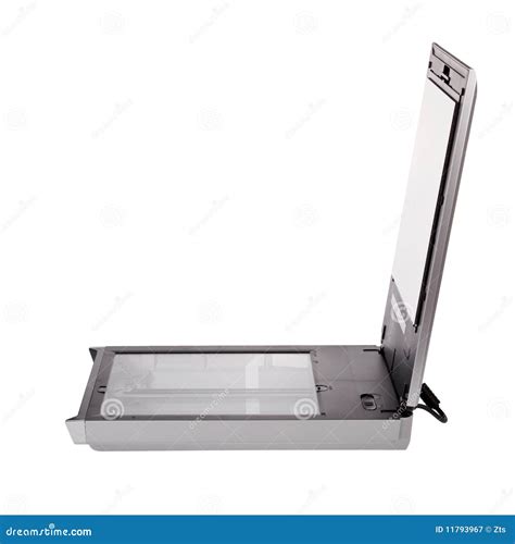 Flatbed Scanner Isolated On White Stock Photography CartoonDealer Com 11793914