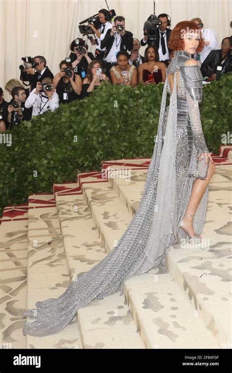Zendaya Arrives To The 2018 Met Costume Gala Heavenly Bodies Held At