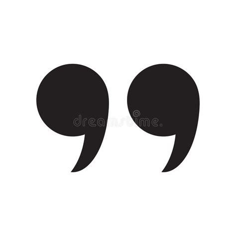 Quotation Marks Quote Icon Simple Quotation Marks Icon Stock Vector Illustration Of
