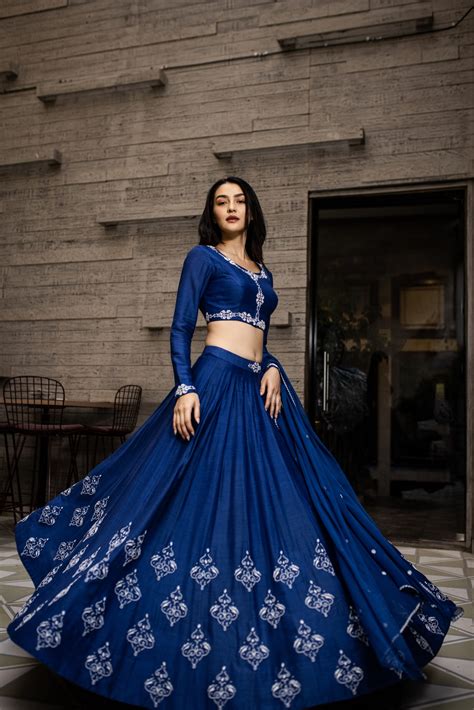 Royal Blue Lehengas