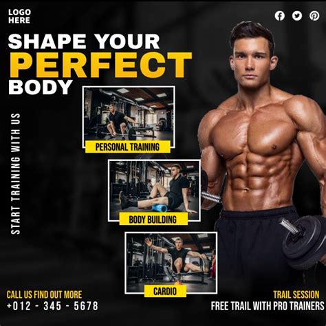 Fitness Ads Template Postermywall