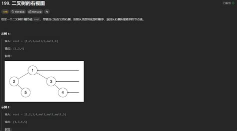 Leetcode 二叉树的右视图 Csdn博客